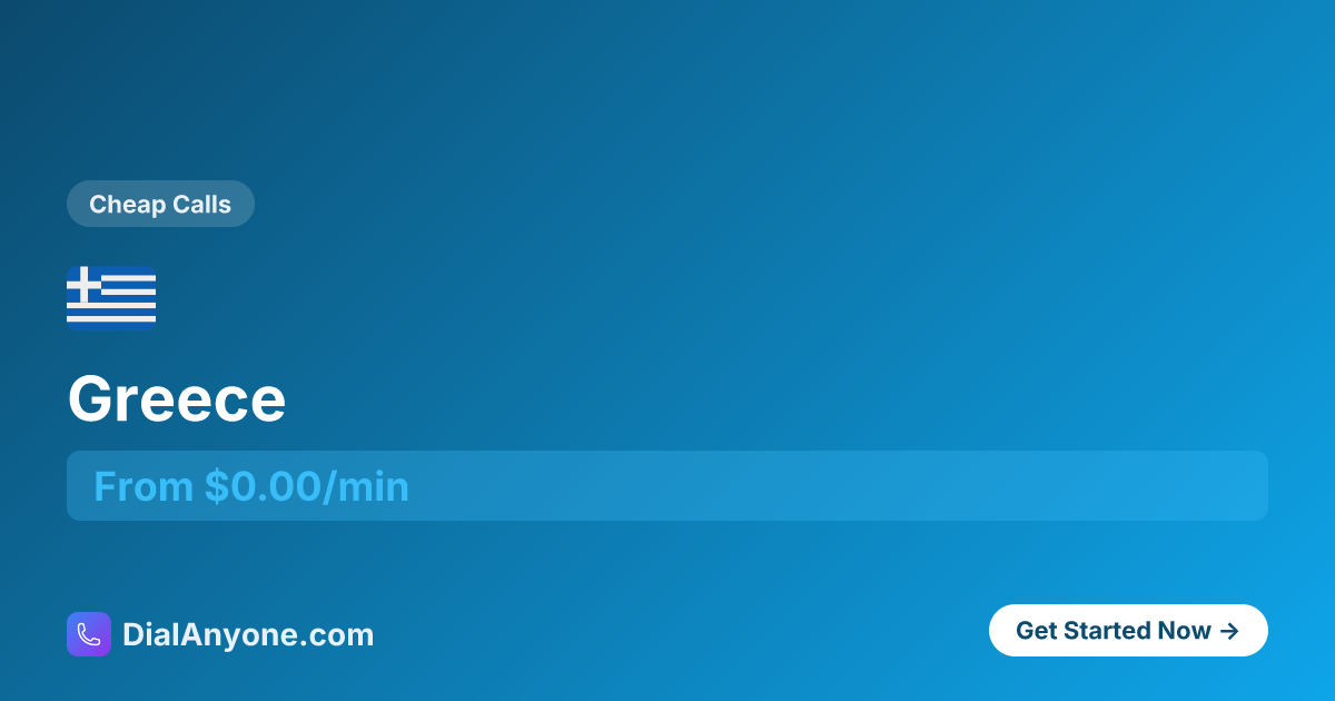 How to Call Greece - Complete Dialing Guide +GR | DialAnyone ...