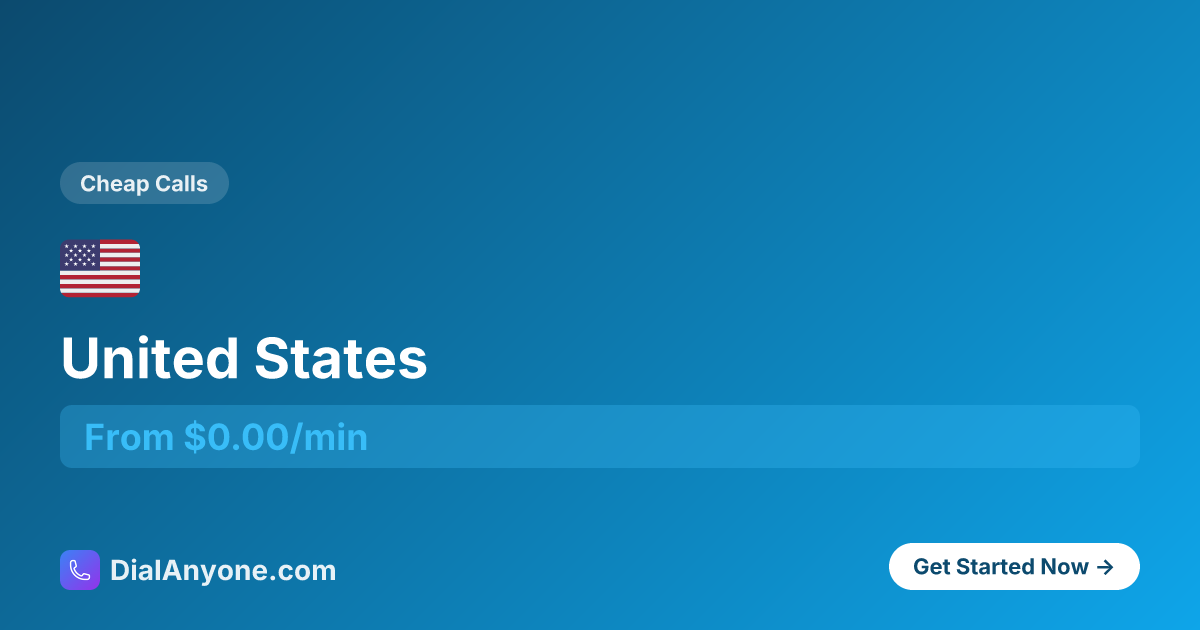 How to Call United States 🇺🇸 - Complete Dialing Guide +1 | DialAnyone